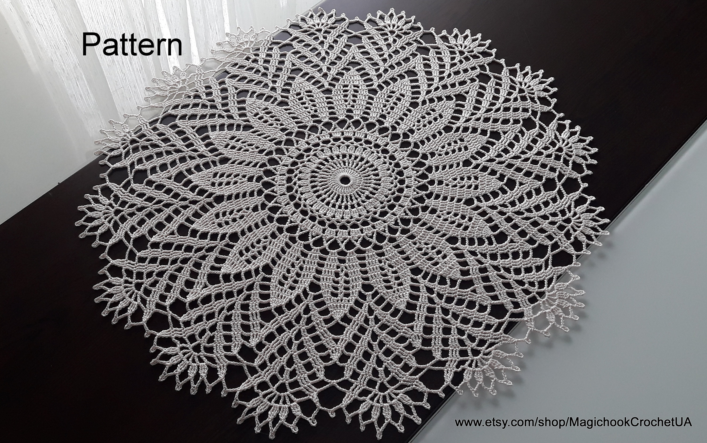 Crochet Doily Pattern Diagram Only Pdfukraine Shop | Etsy