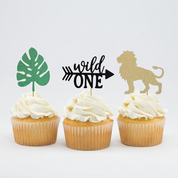 Wild One Cupcake Topper - Etsy