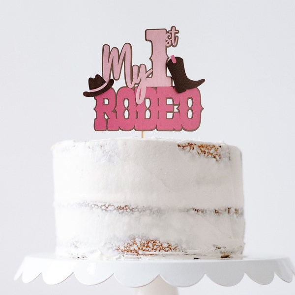 My 1st Rodeo Smash Cake - Etsy