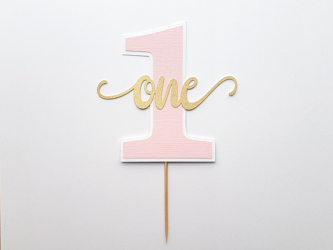 One Cake Topper/caketopper/1st Birthday Party/1 Cake | Etsy
