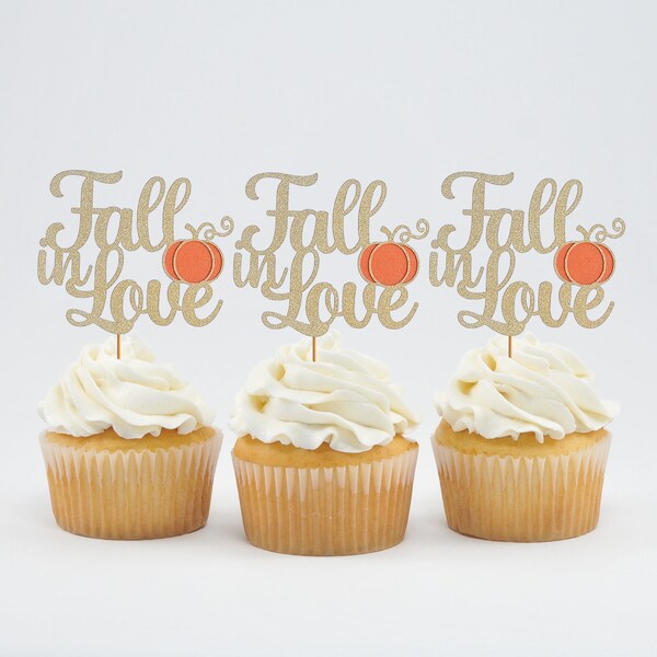 Fall Cupcake Toppers - Etsy