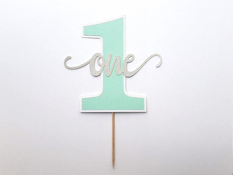 One Cake Topper/caketopper/1st Birthday Party/1 Cake | Etsy