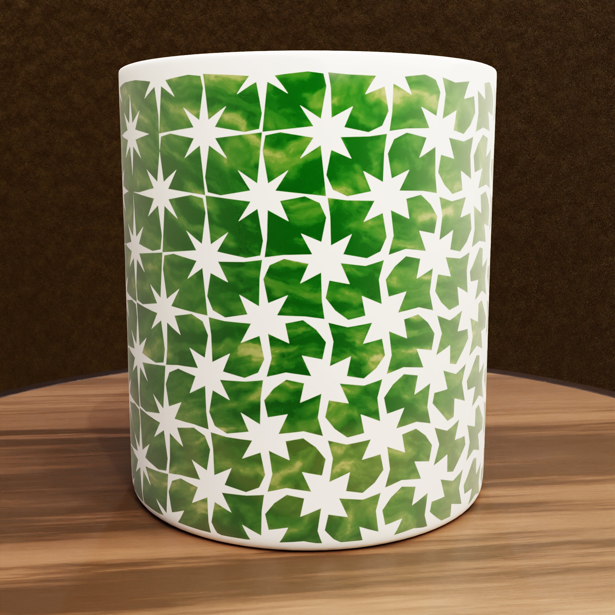 Geometric Coffee Cup for Office Mug Patterned Gift for Employees - Etsy