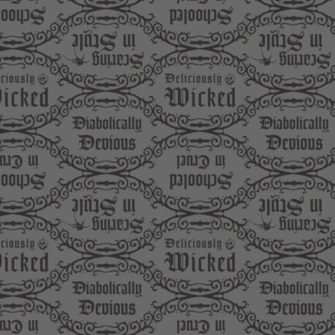 Disney Villain Diabolically Devious Diabolical Quotes Cotton Fabric by ...
