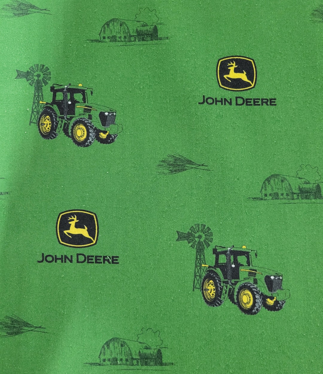 John Deere 100% Cotton Fabric by the Yard , Half Yard , or Fat Quarter ...