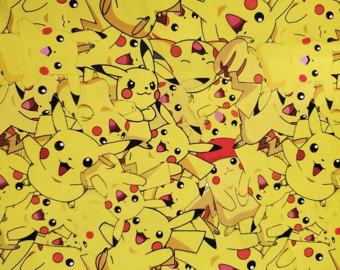 Anime 100% Cotton Woven Fabric by the Yard or 1/2 Yard or Fat Quarter ...