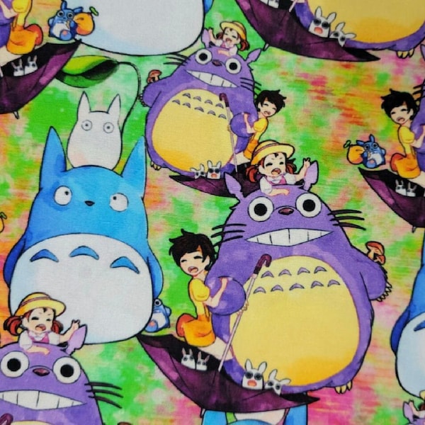 Totoro Fabric - Etsy