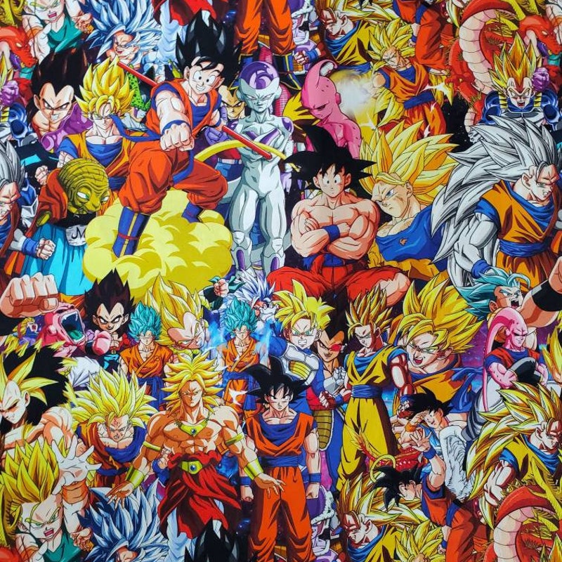 Anime Fabric - Etsy