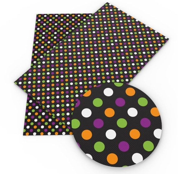 Halloween Polka Dot Background
