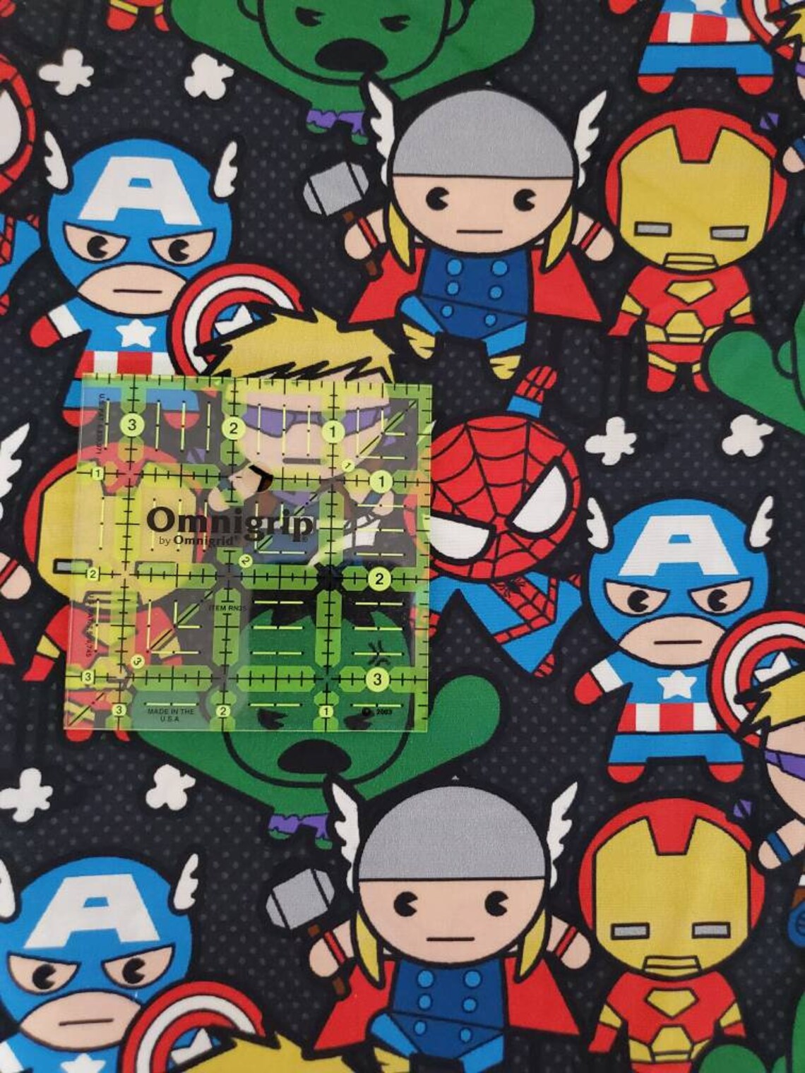 Hero Kawaii Chibi Toss 100% Cotton Woven Fabric by the Yard or | Etsy