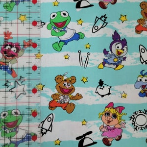 Jim Henson's the Muppet Babies 100%cotton Fabric by the Yard or 1/2 ...