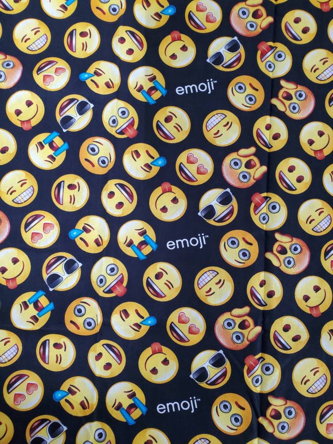 Emoji Cotton Fabric by the Yard , Half Yard , or Fat Quarter - Etsy