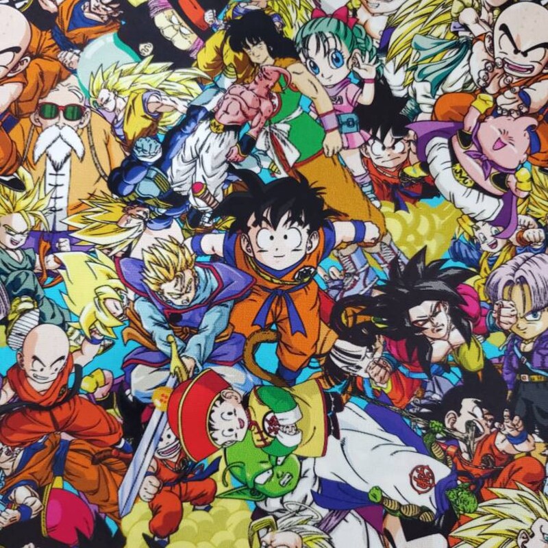 Anime Fabric - Etsy