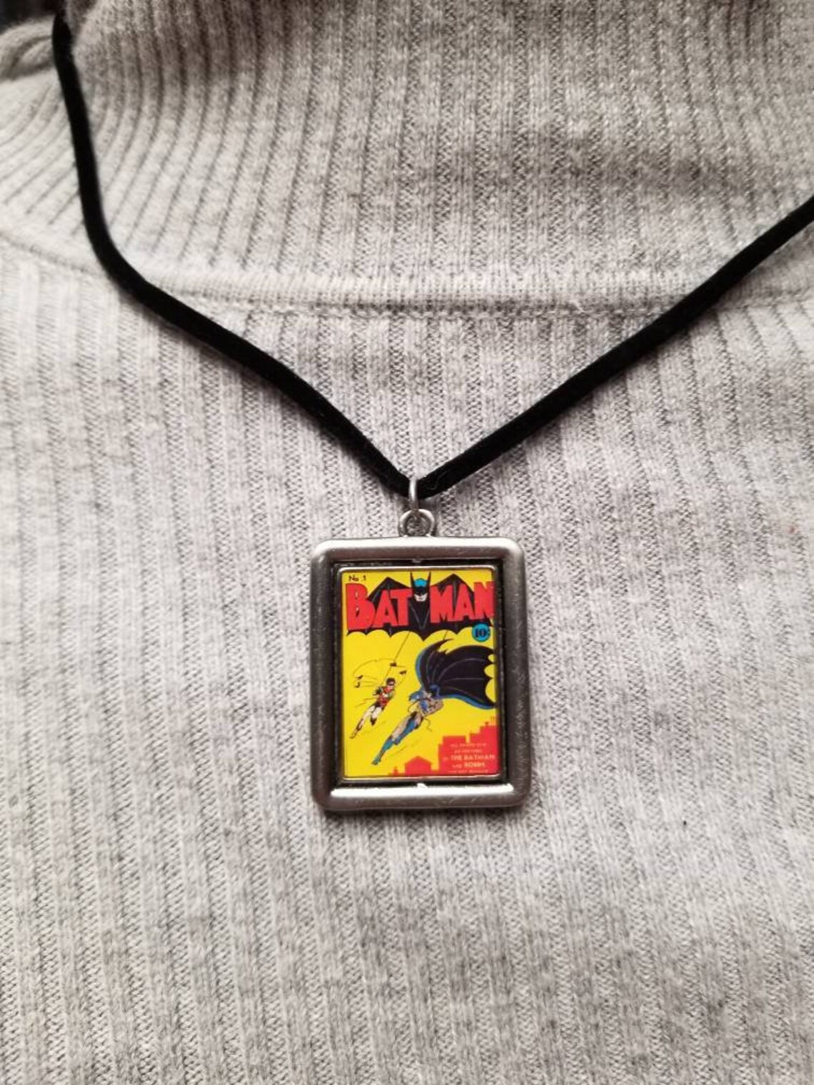 Superhero Reversible Pendant Necklace - Etsy Hong Kong