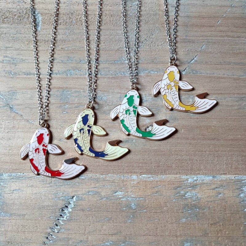 Koi Fish Necklace - Etsy