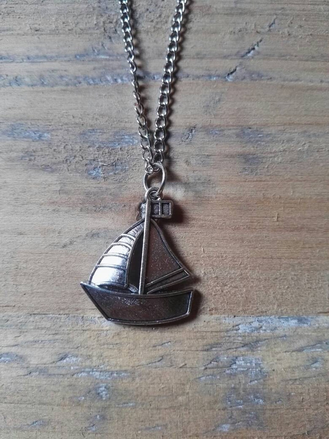 Sailboat Necklace Boat Jewelry Ship Necklace Sea Sailors Necklace Sea ...