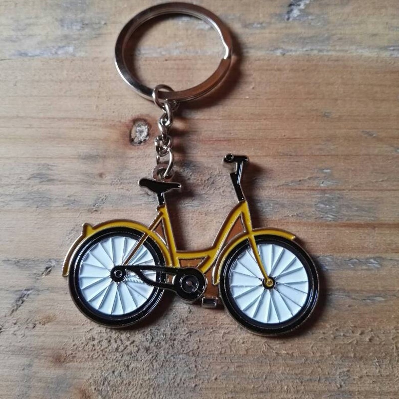 Bicycle Keychain - Etsy