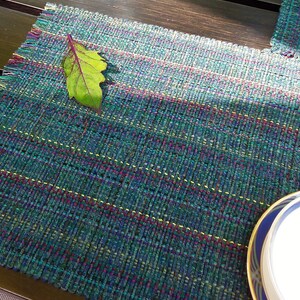 Evergreen Forest Pair Placemats , Handwoven, Machine Washable, Dryable ...