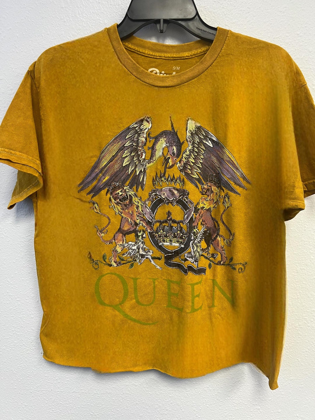 QUEEN - Vintage Color - Unisex Cut Hem Tee (rhinestones Optional ...