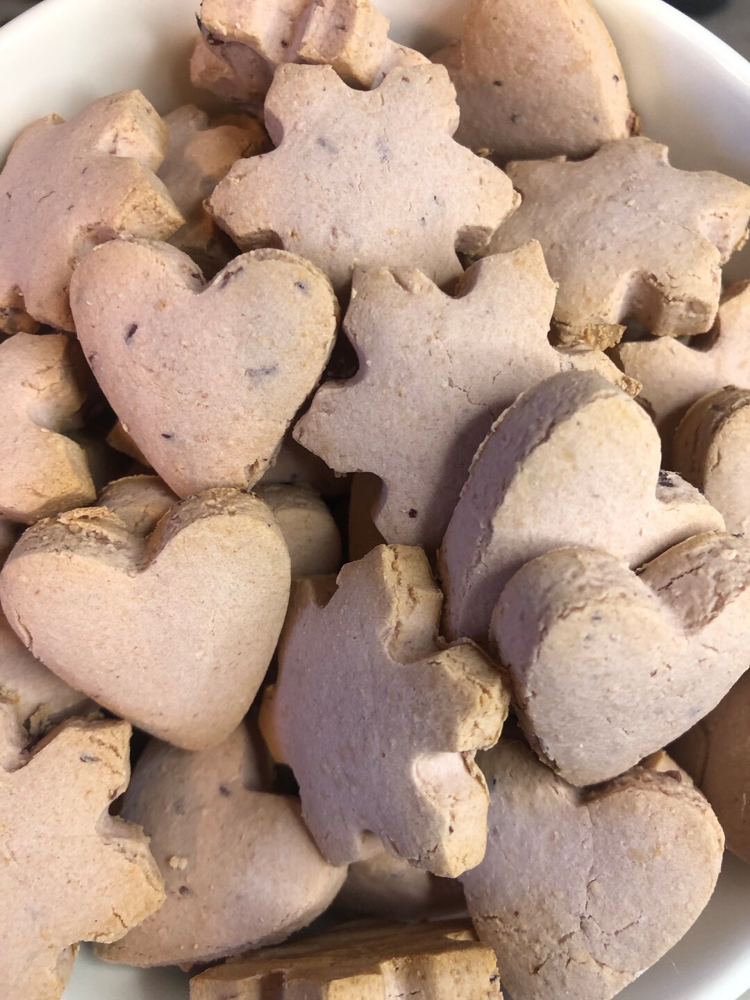 Coconut Cranberry Vegan Dog Treats, Crunchy Dog Cookies, Dog Valentines ...