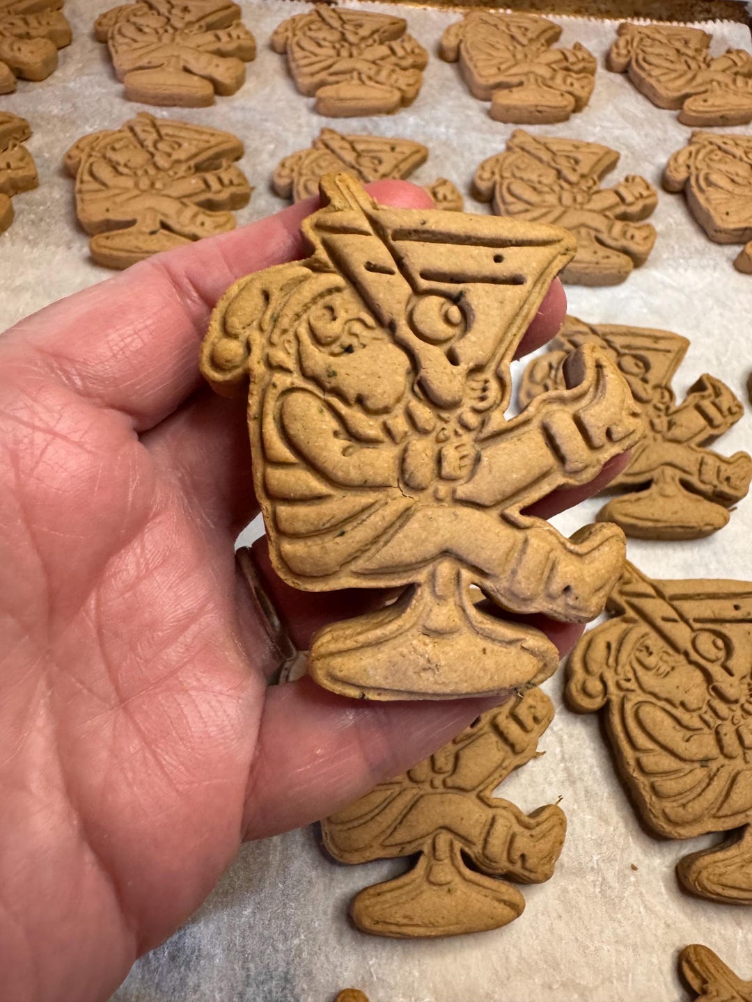 Peppermint Bark Dog Cookies: Drunk Santa Christmas Pet Treats - Etsy