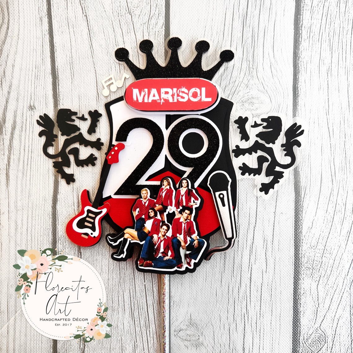 Rebelde RBD Inspired Cake Topper - Etsy