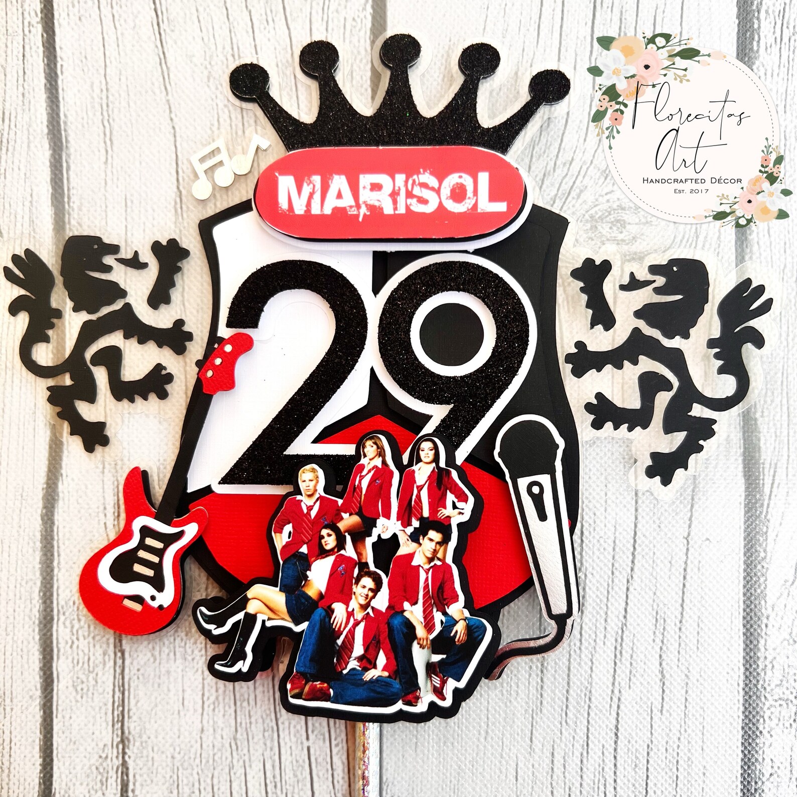 Rebelde RBD Inspired Cake Topper - Etsy