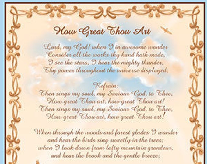 Quilting Treasures How Great Thou Art Panel Size 24x44" Cotton Fabric ...