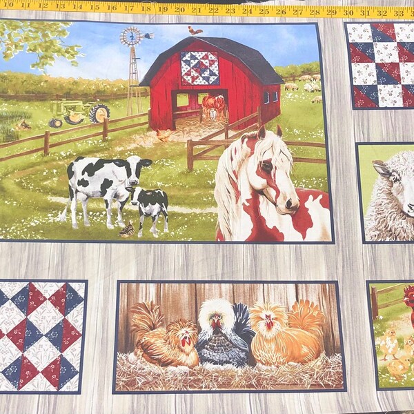 Down on the Farm Panel - Etsy