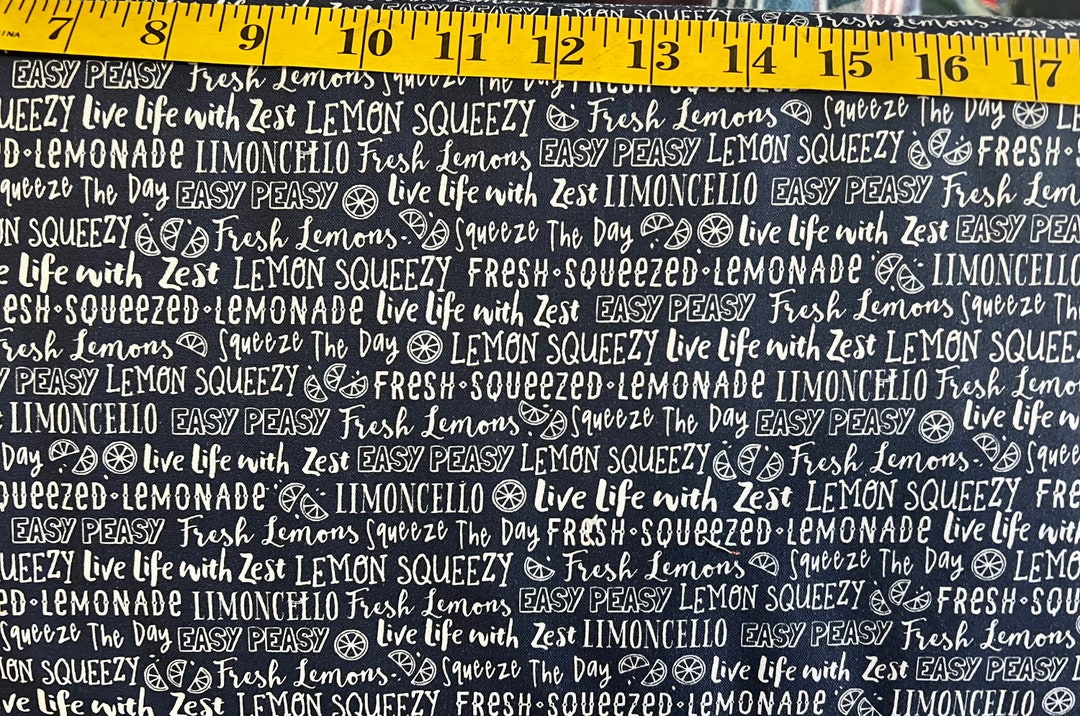 Michael Miller Fabrics Lemon Fresh by Monkey Mind Designs Easy Peasy ...