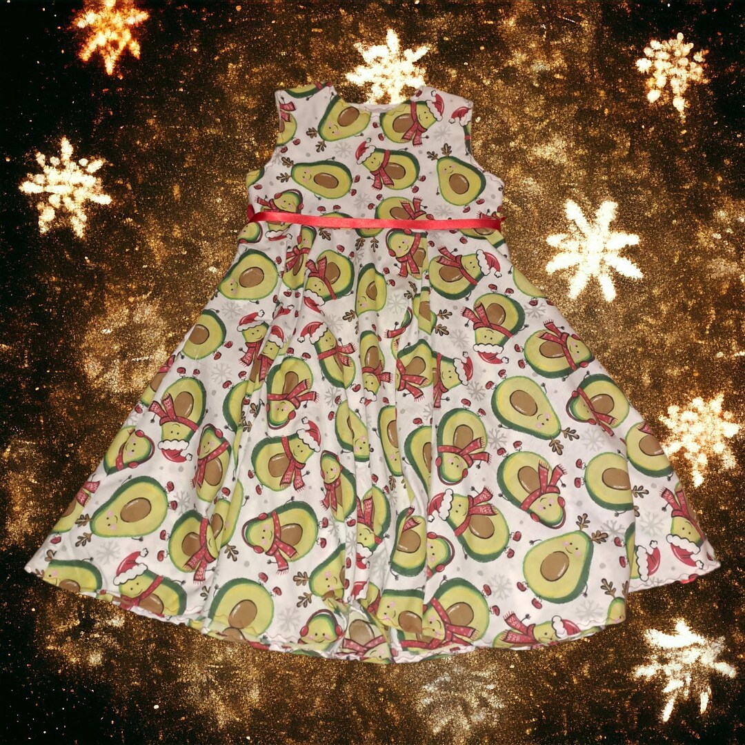 Girls Upcycled Christmas Party Twirly Dress Aged 7-8 - Etsy