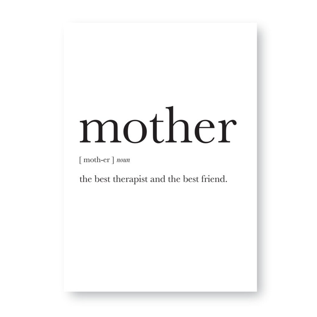 Mother Noun Sign, Humorous Mother Noun Sign, Housewarming Sign, New ...
