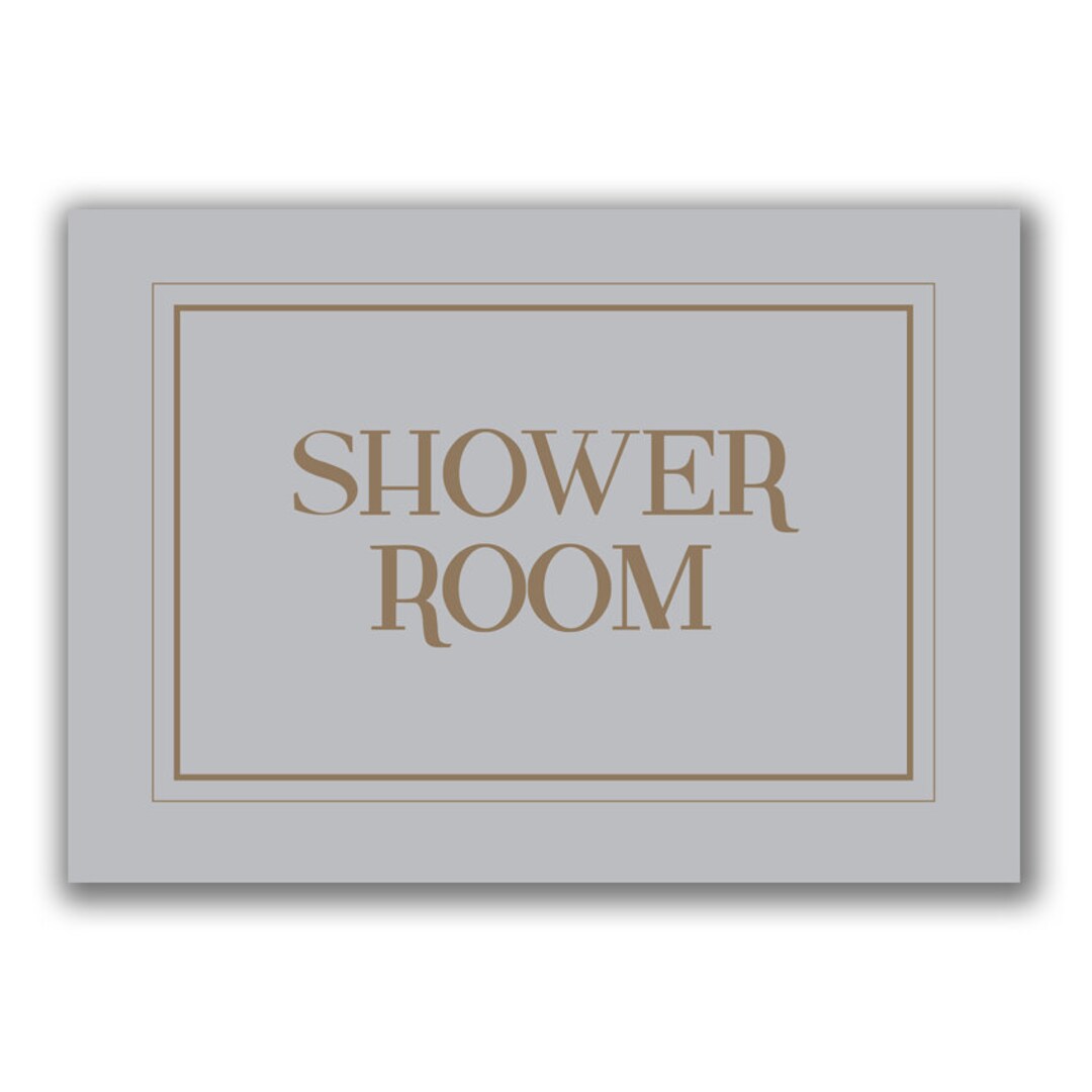 Shower Room Sign the Shower Room Sign Shower Sign Bathroom - Etsy
