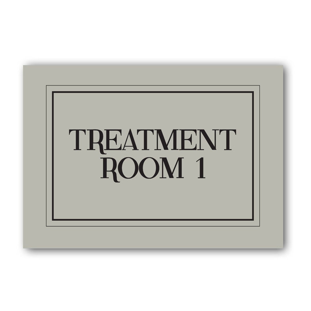 Treatment Room One, Treatment Room Sign, the Treatment Room Sign - Etsy UK