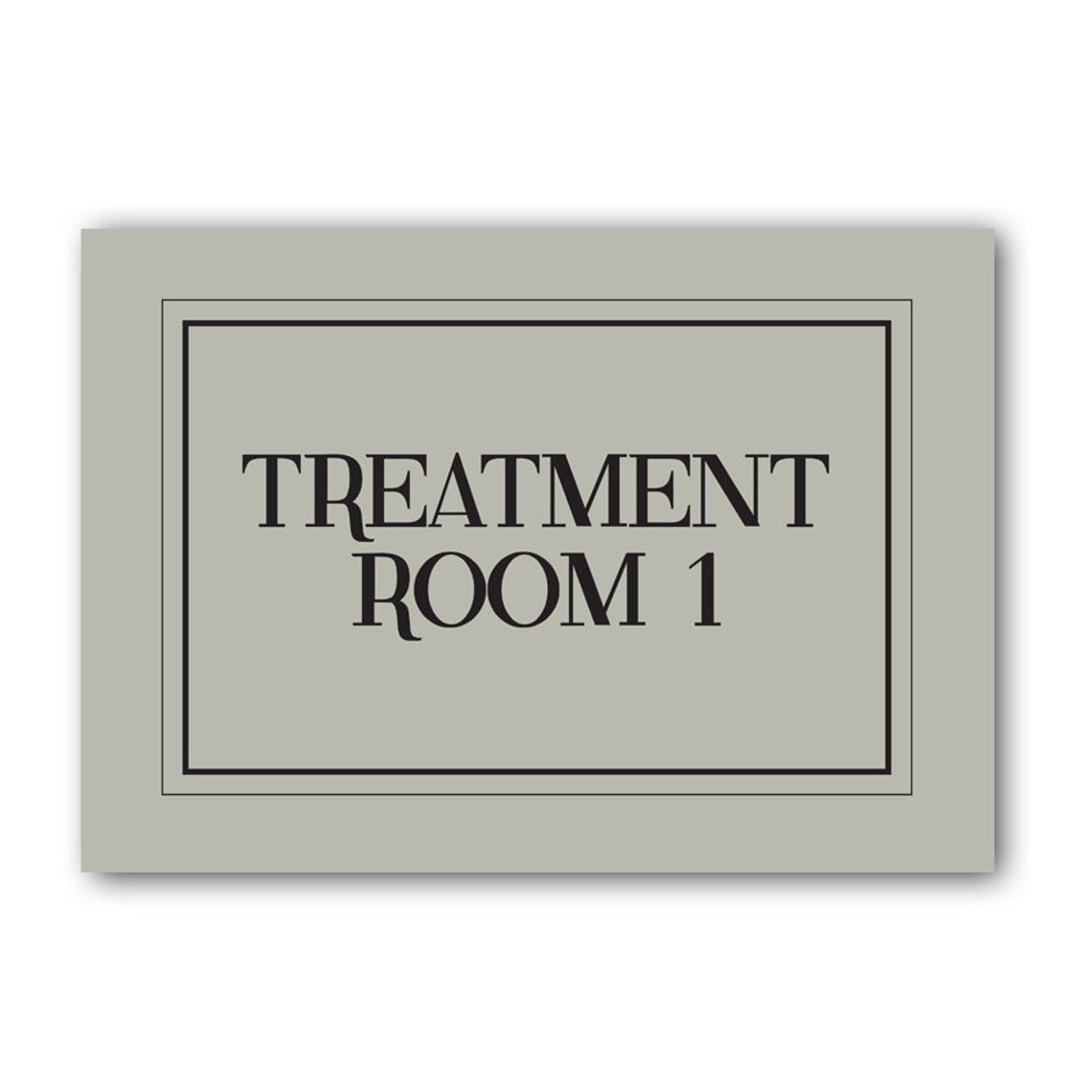 Treatment Room One, Treatment Room Sign, the Treatment Room Sign - Etsy