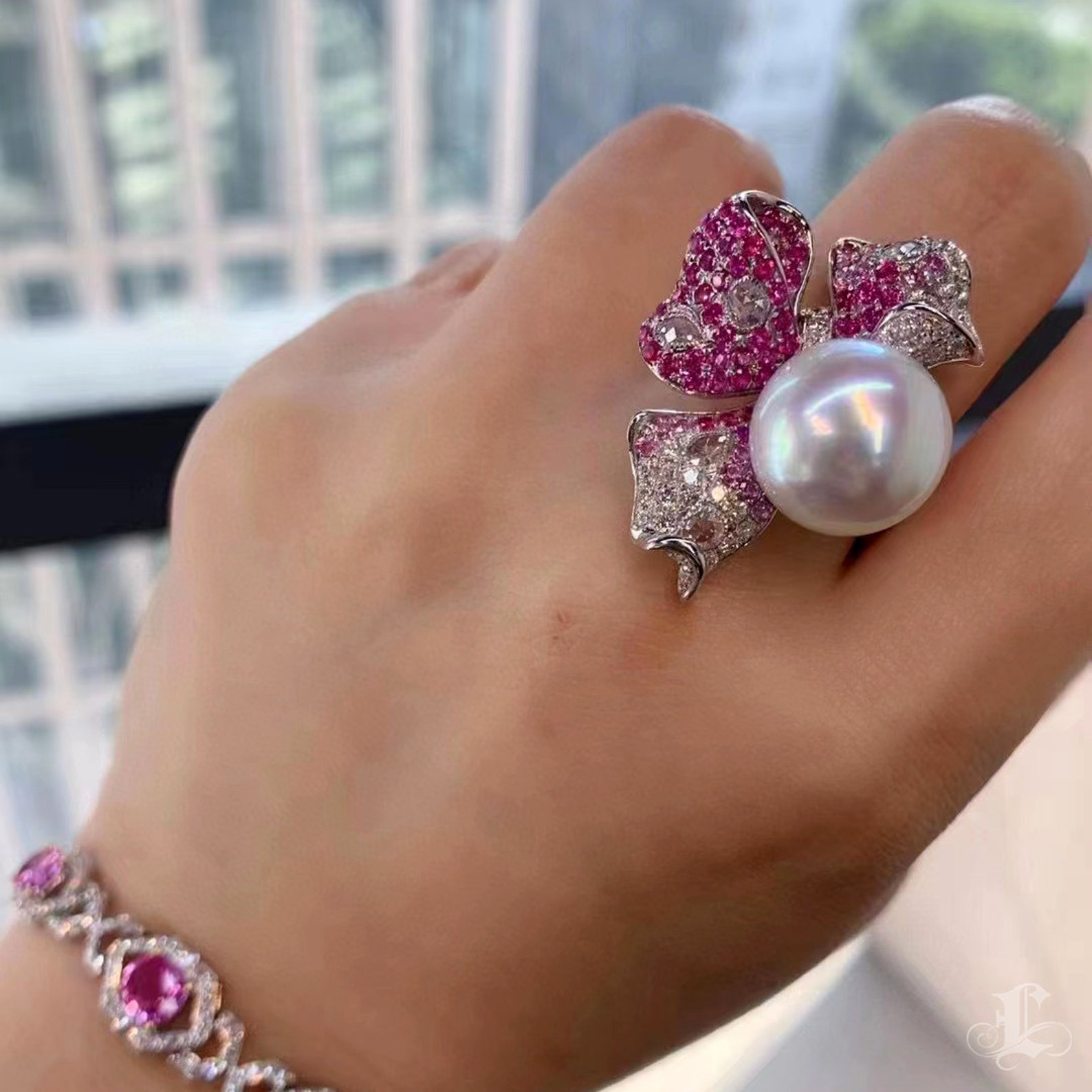 Transformable Diamond and AAAA 13 Mm South Sea Pearl Luxury - Etsy