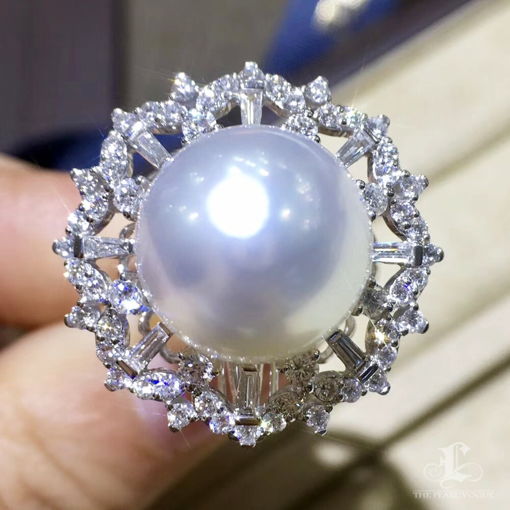 Crown Radiance — Starlight Crown Convertible South Sea Pearl Ring ...