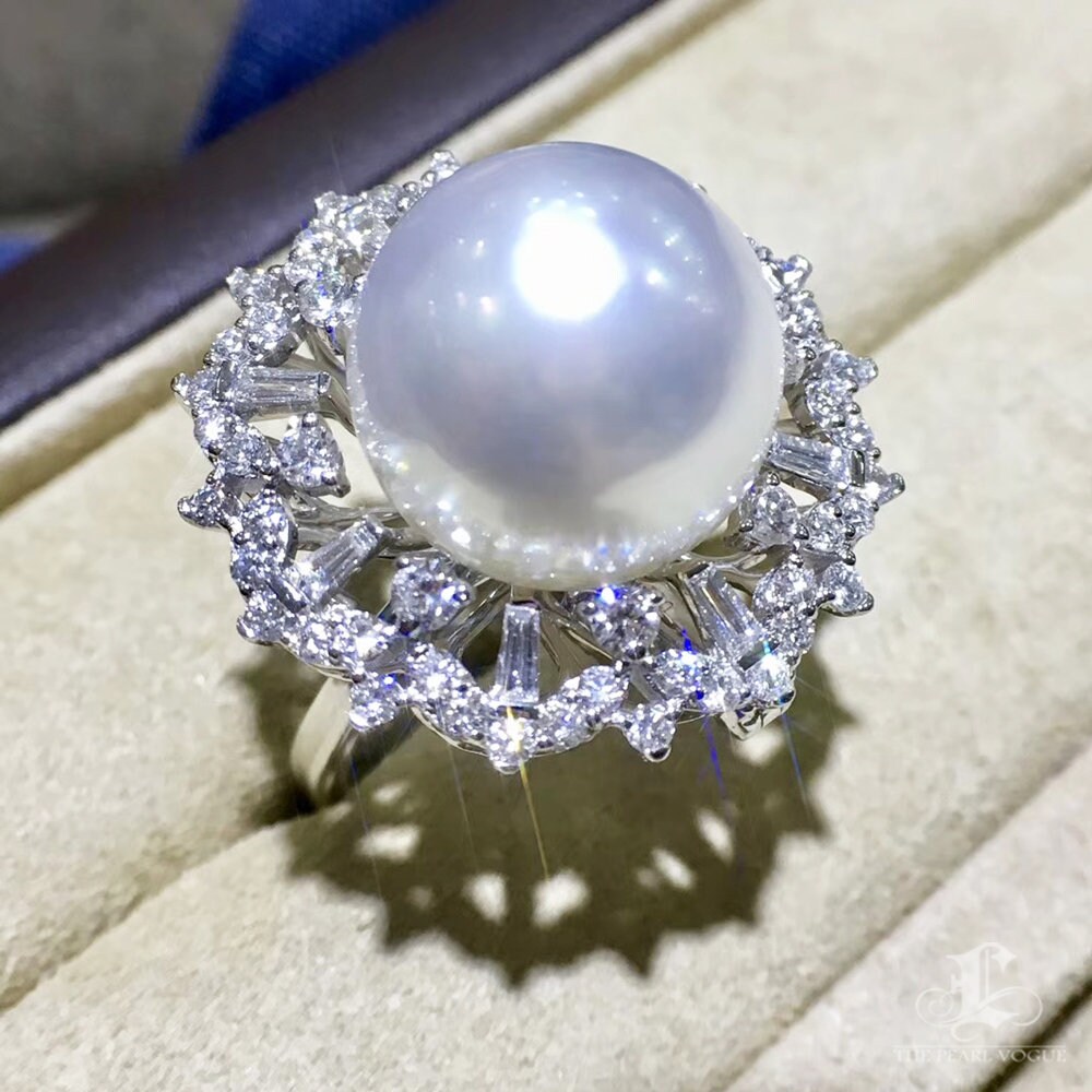 Crown Radiance — Starlight Crown Convertible South Sea Pearl Ring ...