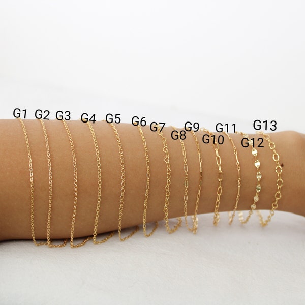 Spool of 14k Gold Chain - Etsy