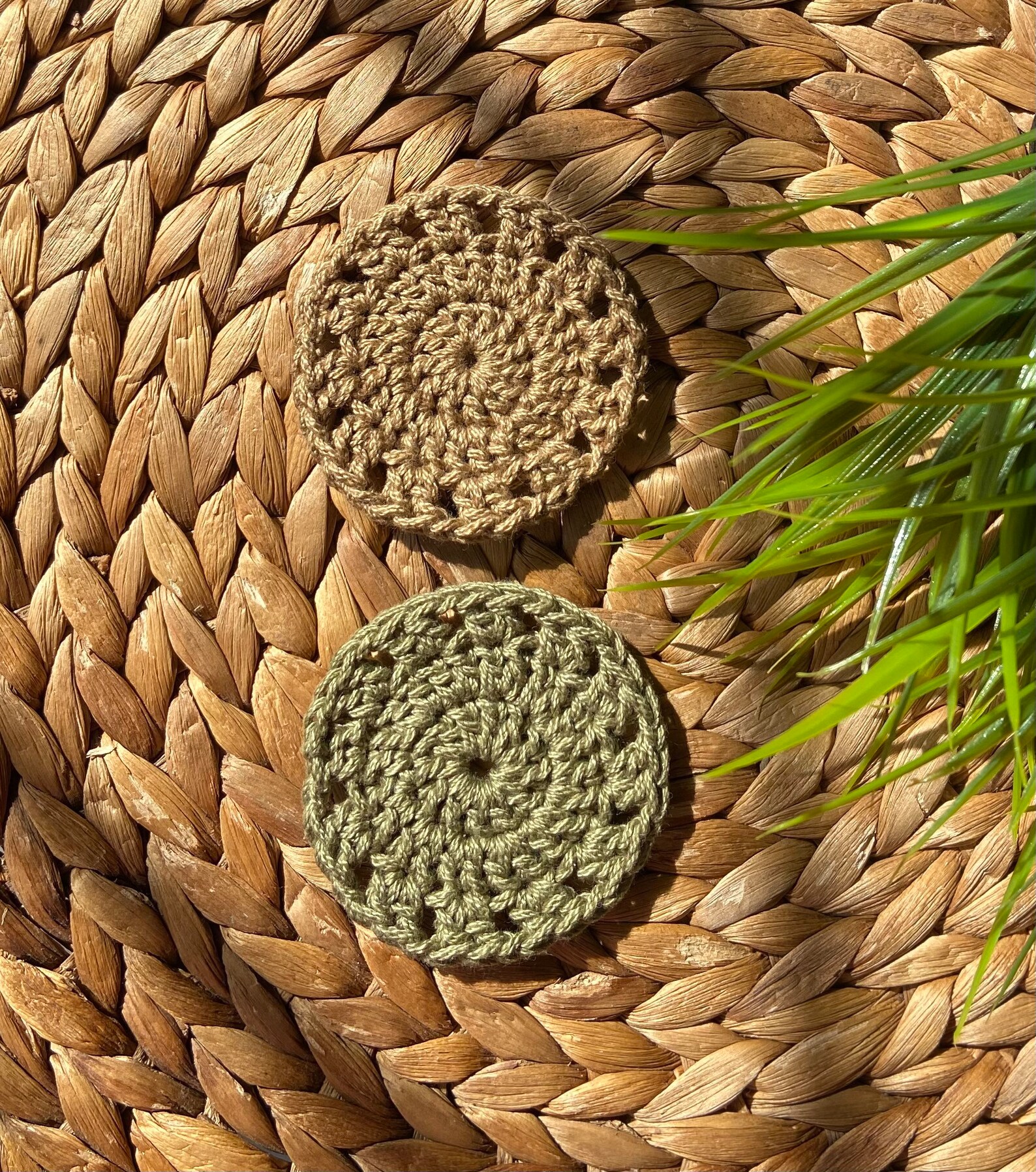 Car Coasters Set of 2 Crochet Mini Coasters Pick Color Car Accessories ...