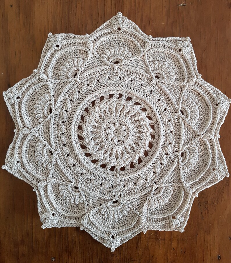 CROCHET PATTERN Crochet doily pattern floor rug pattern | Etsy