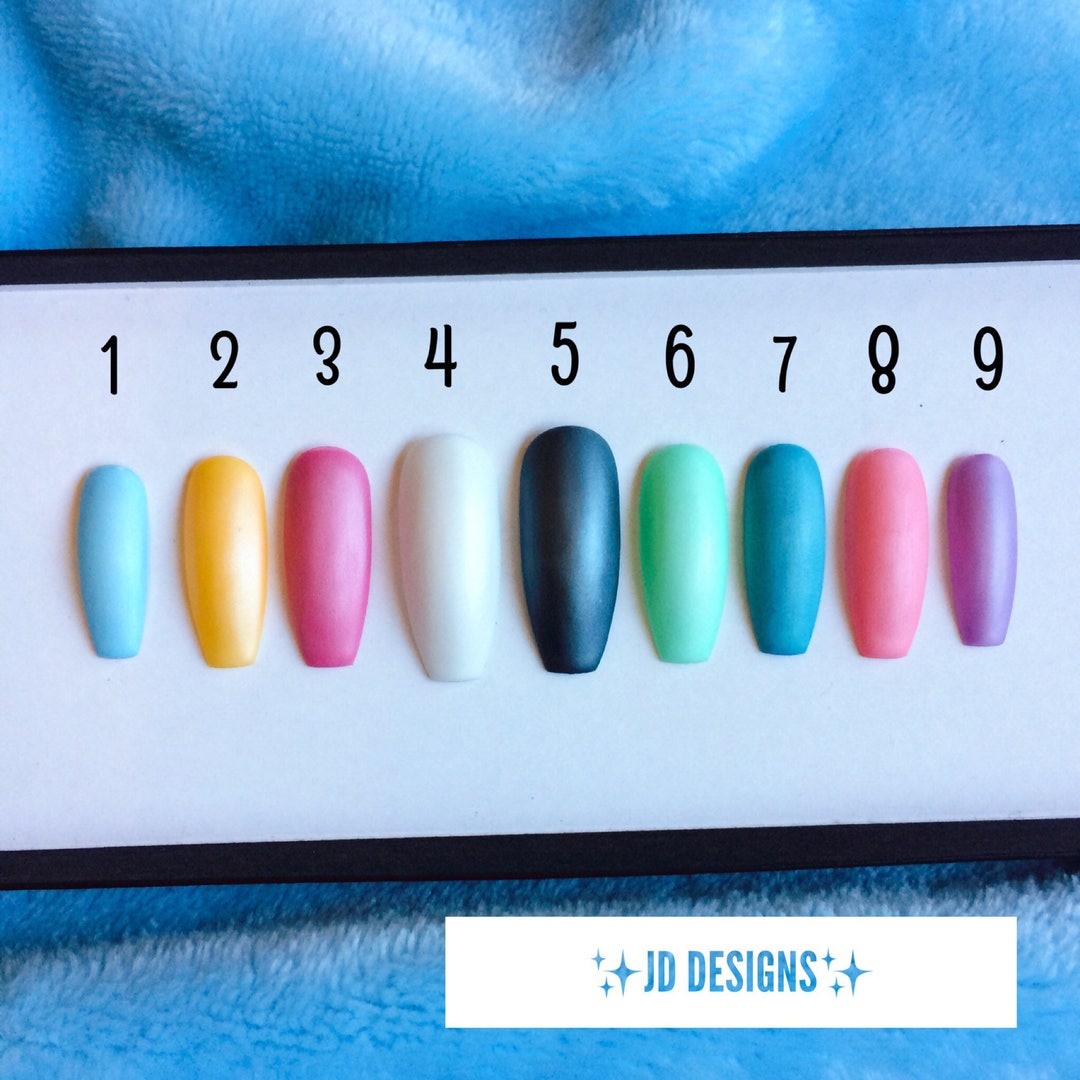 Jd Nail Designs Mother of Pearl Nails Press on Nails False Nails Hand ...