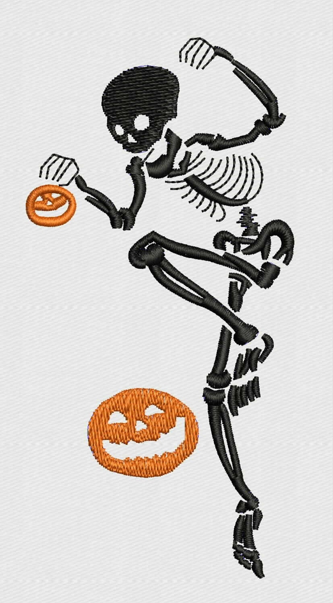 Skeleton Digital Download Bones Machine Embroidery Design, Halloween ...