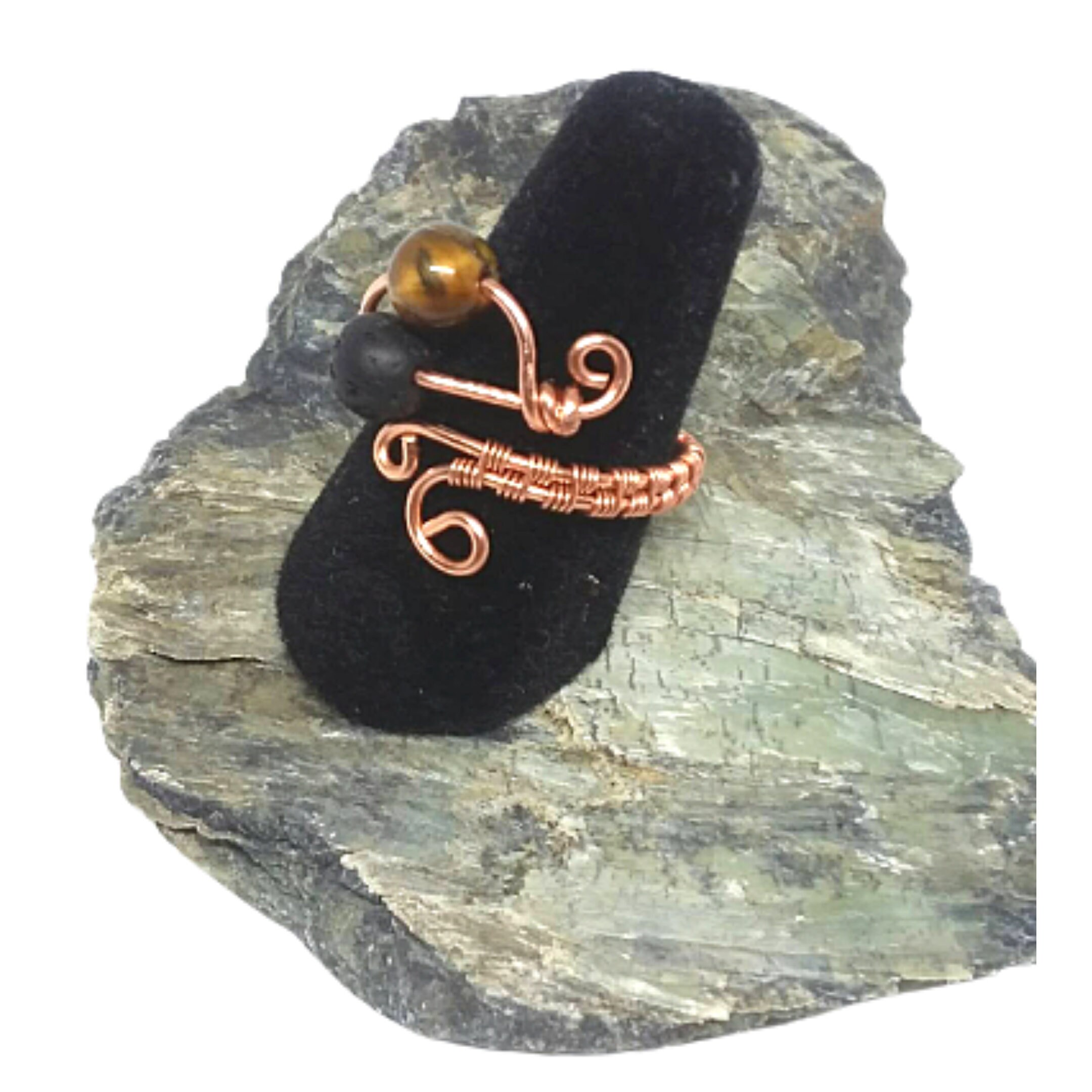 Essential Oil Ringturquoise Ring Opalite Ring Tigers Eye - Etsy