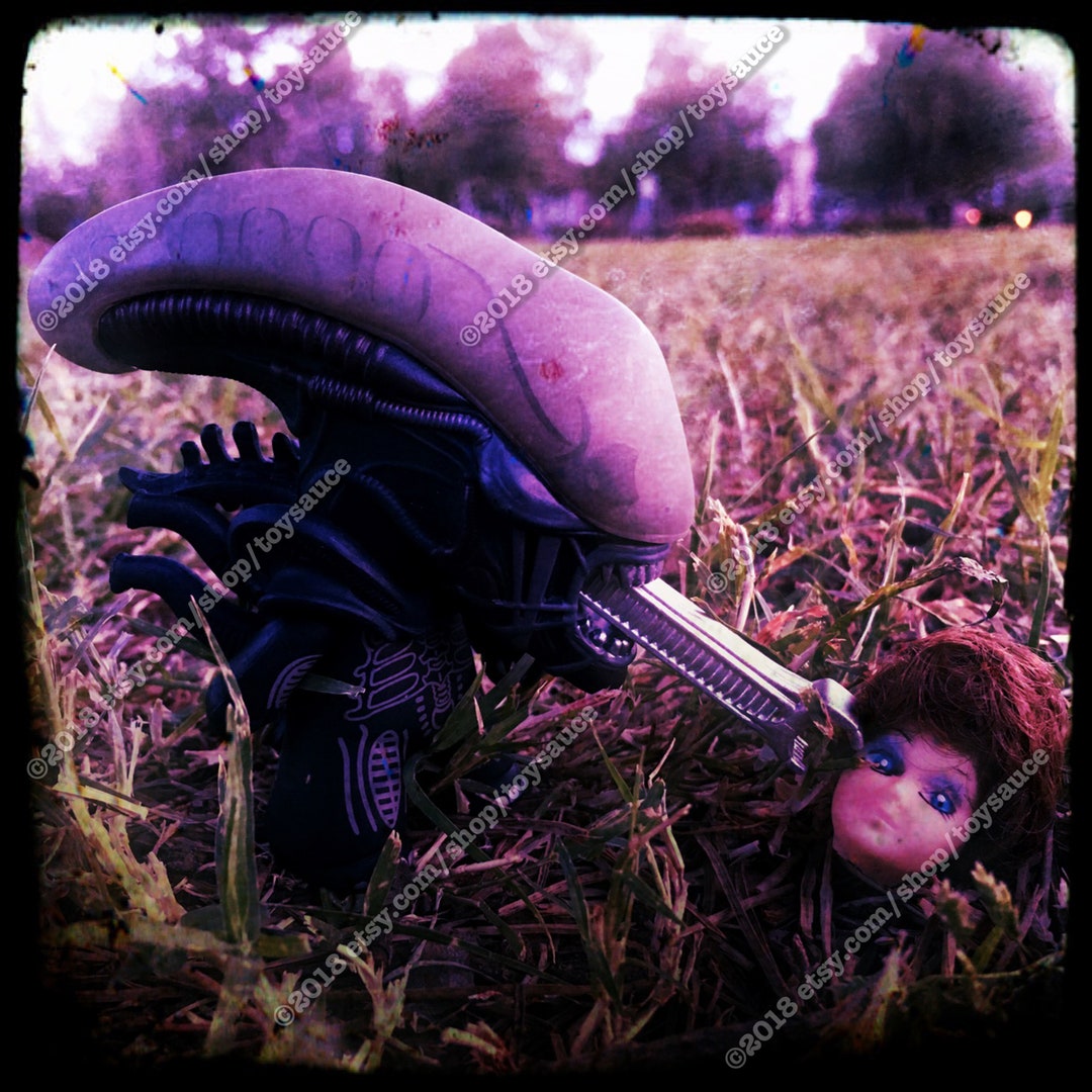 Framed Photography: A Xenomorph's Kiss - Etsy