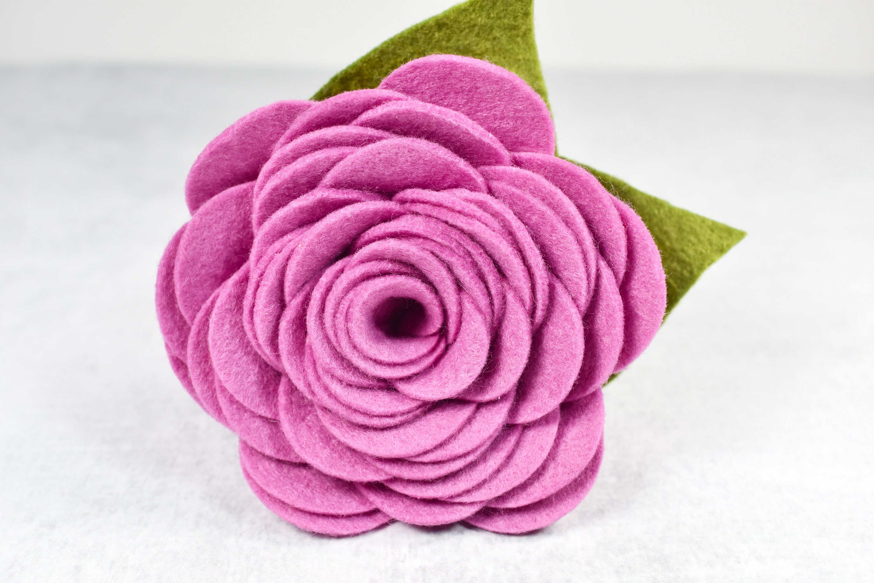 Pink Rose for Pet Collar, Pink Rose for Dog Collar, Flower Collar ...