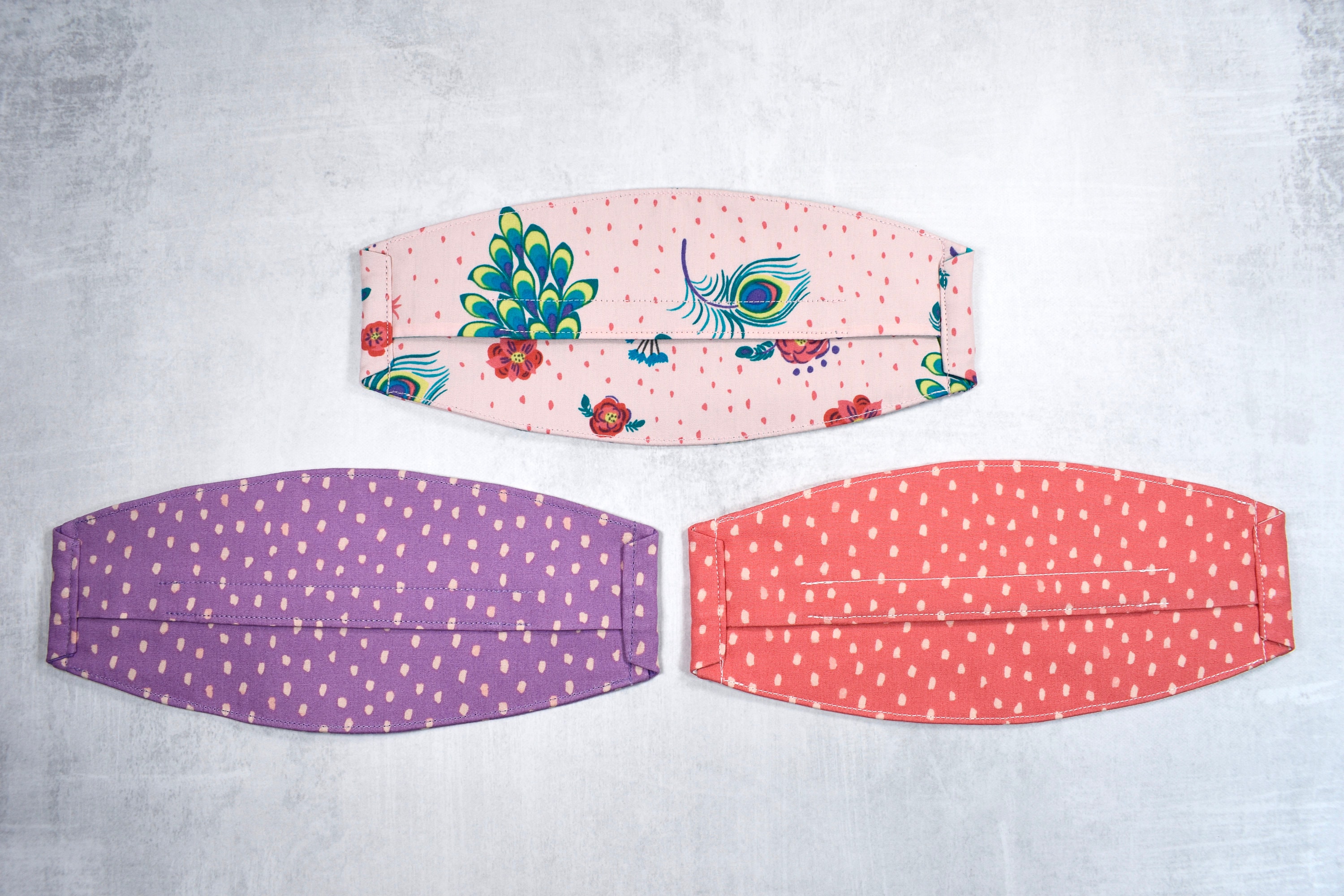 Origami Mask 3 Layer, Origami Mask With Nose Wire, Organic Cotton Face ...