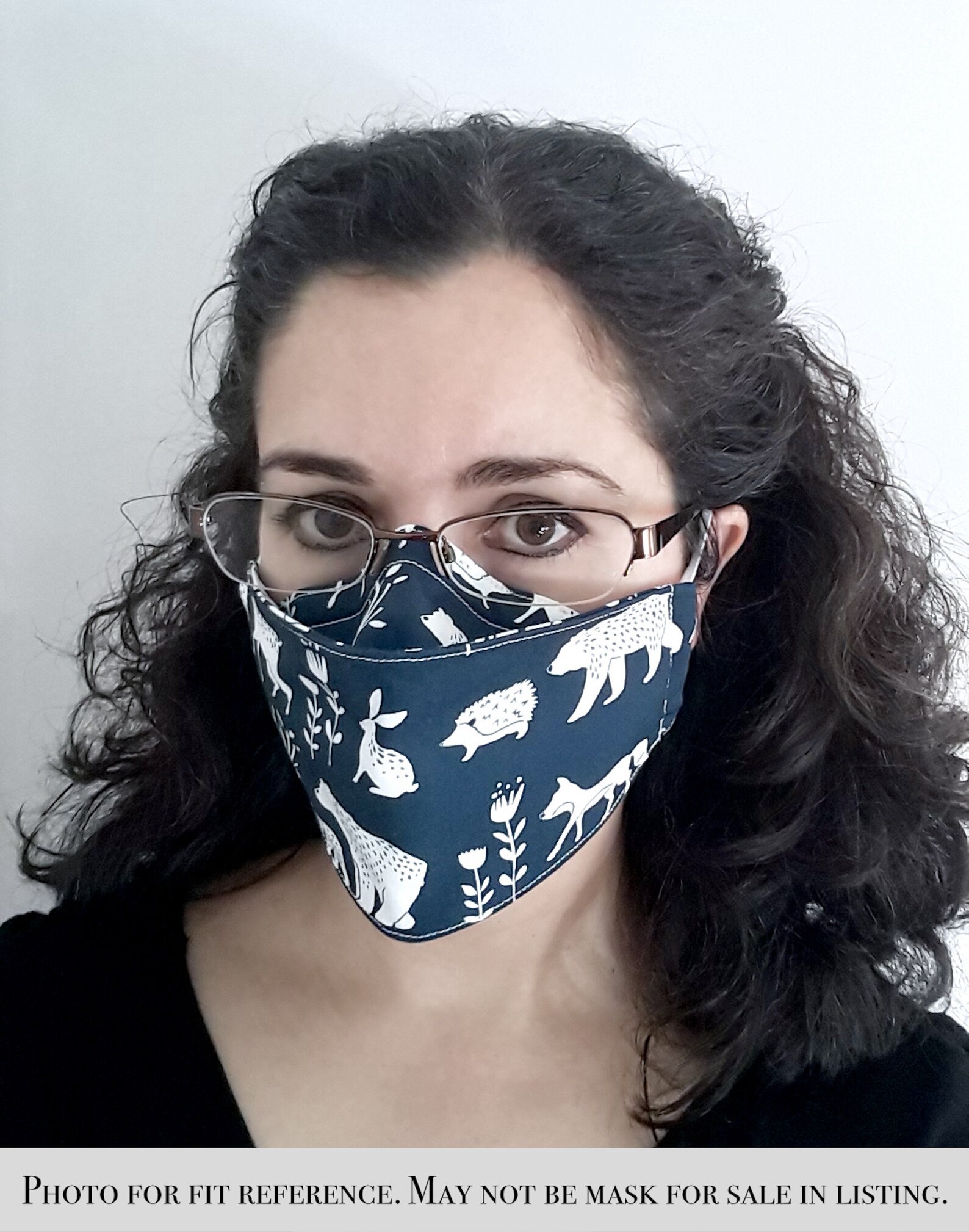 Origami Mask 3 Layer, Origami Mask With Nose Wire, Organic Cotton Face ...