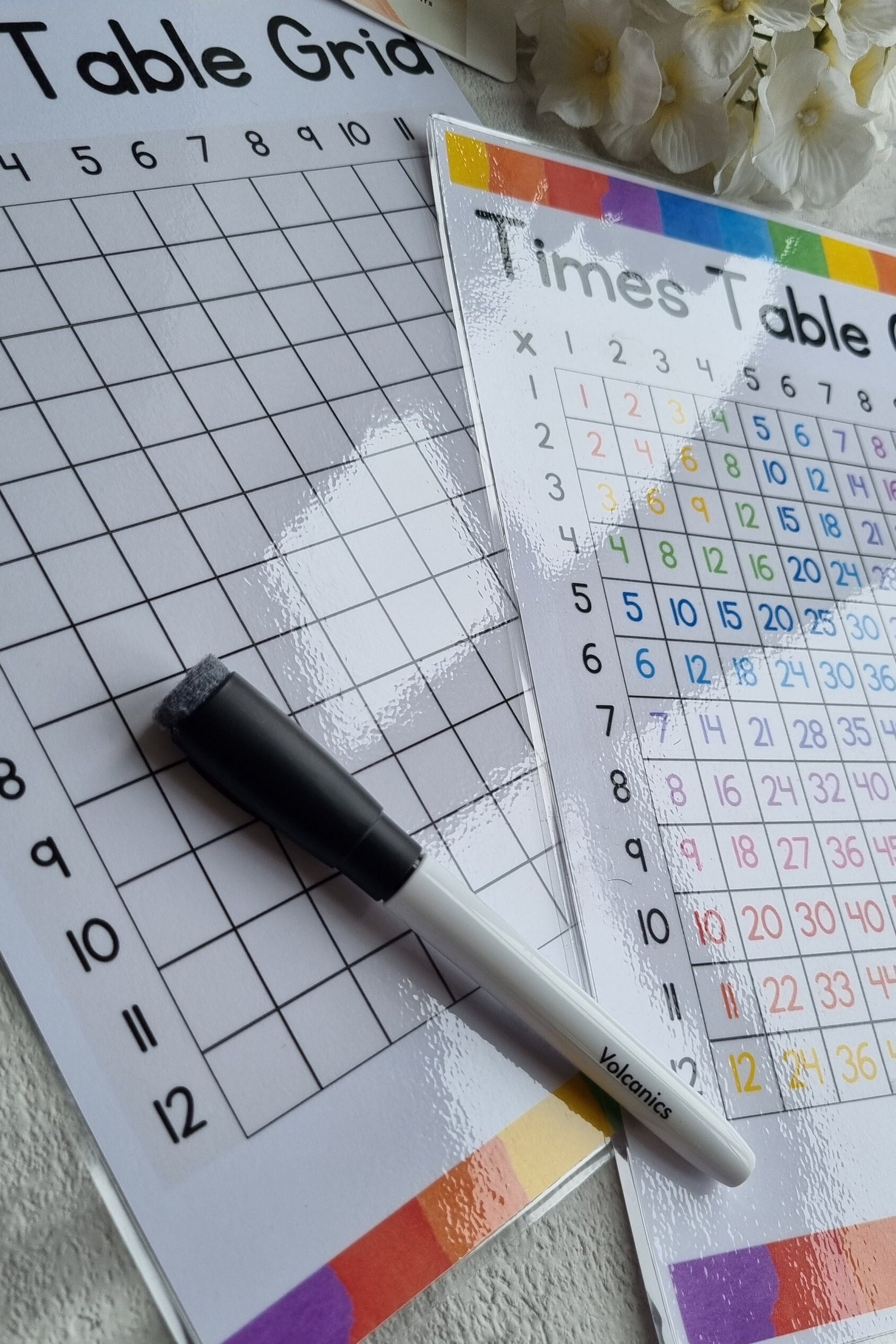 Times Table Grid Times Tables Practise Maths - Etsy