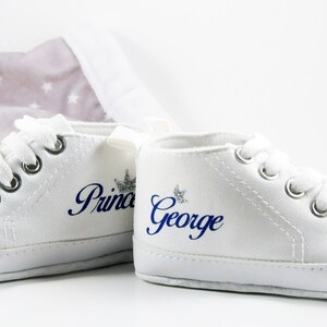 Prince High Tops, Personalized Shoes, Personalized Baby Shoes Baby ...